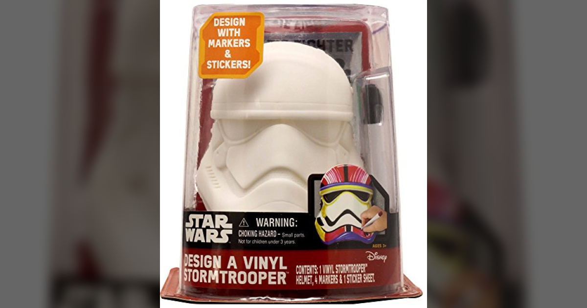 Color Your Own Stormtrooper Helmet Craft Kit | The Force Gifts
