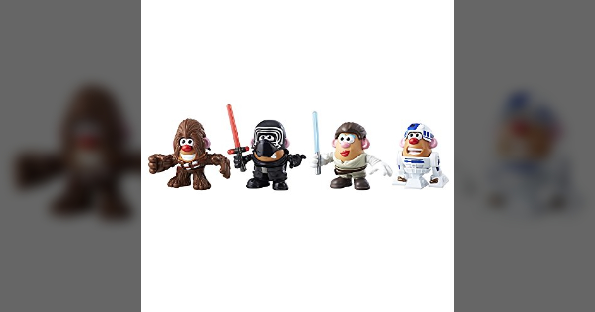Super Fun Star Wars Potato Head Set of 4 Mini Figures