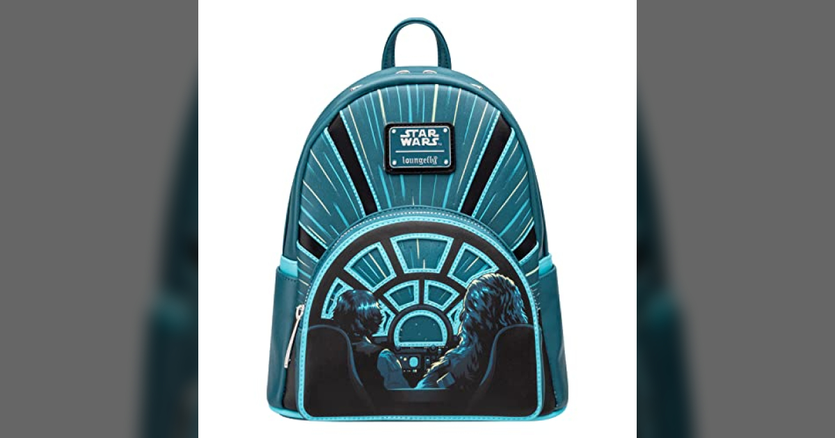 Awesome Millennium Falcon Light Speed Loungefly Backpack