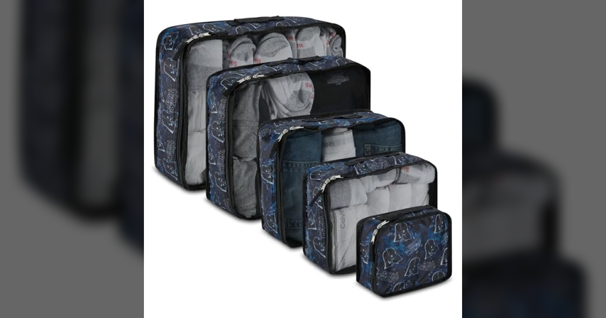 Star Wars 5-Piece Packing Cube Set for Organized Travel